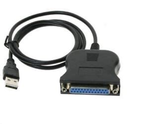 USB Male To Pin DB Female Parallel Port Printer Adapter Cable EBay