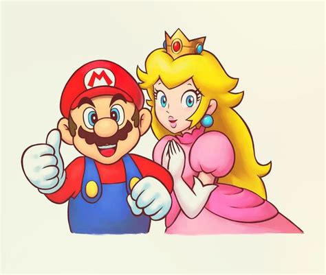 Pin By 🌸oceana🌸 On 𝑴𝑨𝑹𝑰𝑶 And 𝑳𝑼𝑰𝑮𝑰 Mario And Princess Peach Peach Mario Bros Super Mario Bros