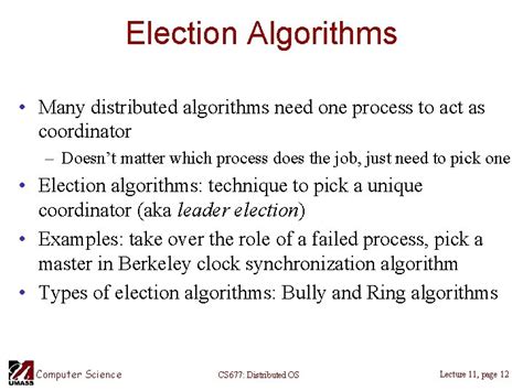 Last Class Clock Synchronization Physical Clocks Clock Synchronization