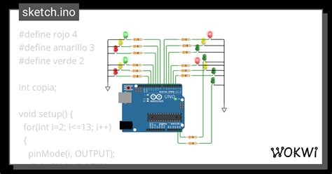 Trafficlight Wokwi Esp32 Stm32 Arduino Simulator