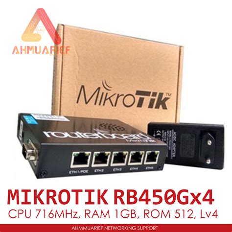 Jual MIKROTIK ROUTERBOARD RB450GX4 RB 450GX4 Shopee Indonesia
