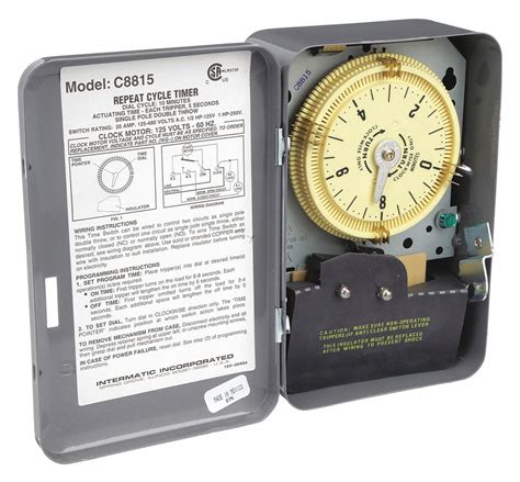 INTERMATIC Min SPDT Electromechanical Cycle Timer E C Grainger