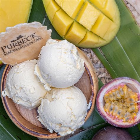 Mango And Passion Fruit Purbeck Ice Cream
