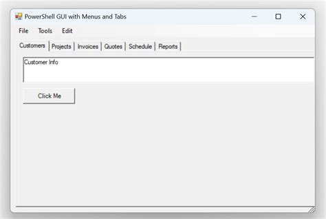 How To Create A Tabbed Gui Interface In Powershell