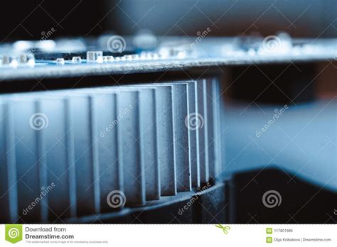 Computer Board Chip Circuit Cpu Core Blue Technology Stock Photo Image Of Background Abstract