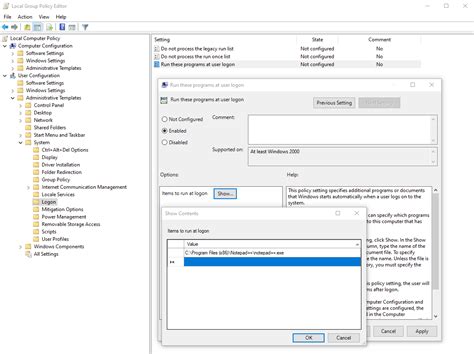 Automatic Program Start At Logon With Gpos Ajniit