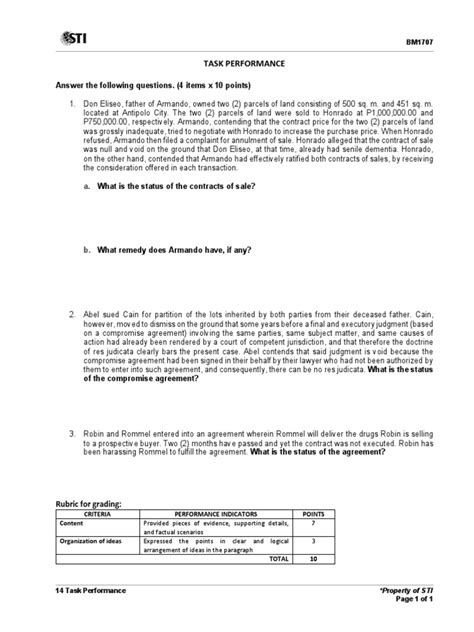 14 Task Performance 1 Final Tp Pdf Judgment Law Res Judicata