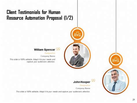 Human Resource Automation Proposal Powerpoint Presentation Slides Presentation Graphics