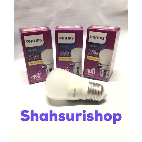 Jual Philips Led Watt Warm White W Kuning Shopee Indonesia
