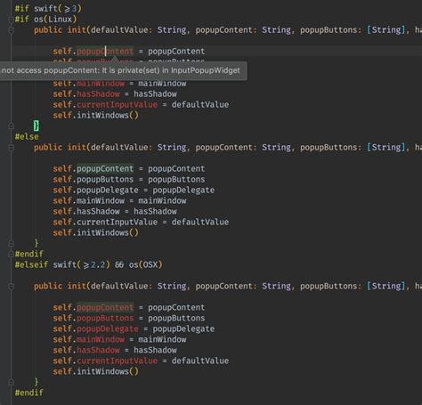 Why Isnt A Private Var In Swift Struct Available In Ifd Init For