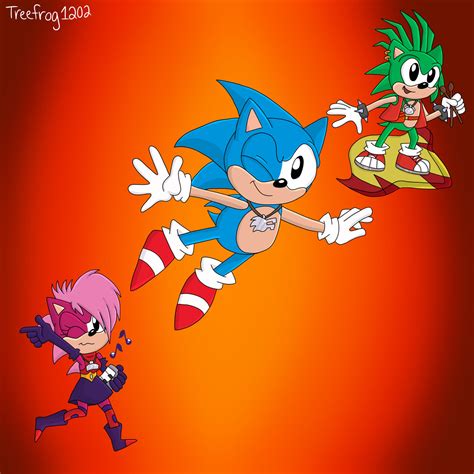 Sonic Underground Fanart By Treefrog1202 On Deviantart