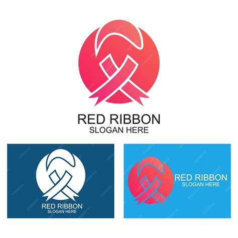 Premium Vector Red Ribbon Logo Design Design Simple Concept Premium