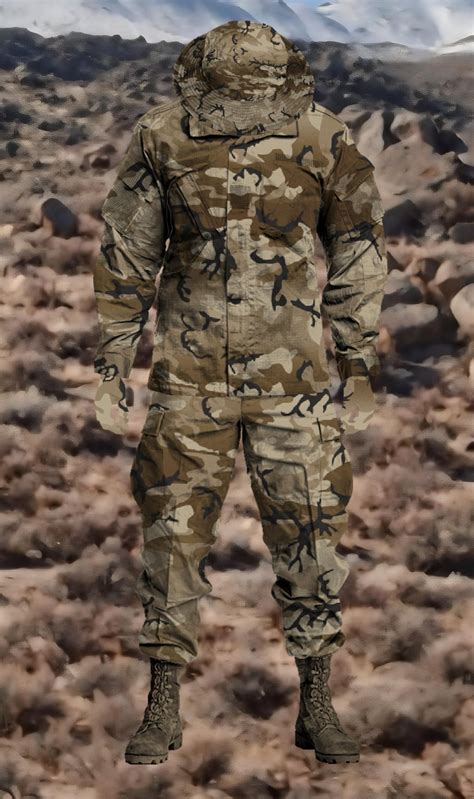 Dcs And Acs Erdl “leaf Pattern” R Camouflage