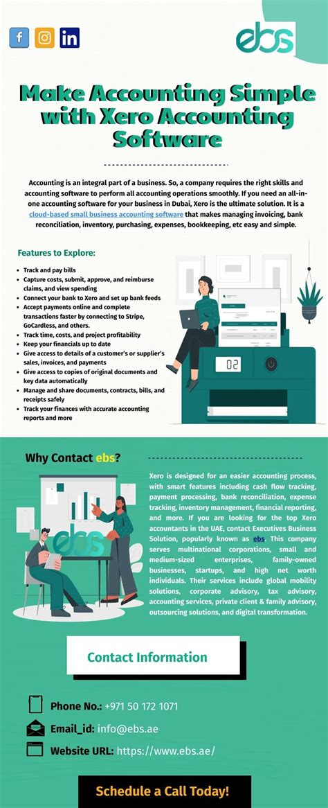 Make Accounting Simple With Xero Accouting Software Piktochart Visual