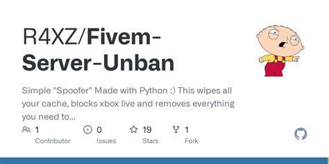 GitHub R XZ Fivem Server Unban Simple Spoofer Made With Python This Wipes All Your Cache