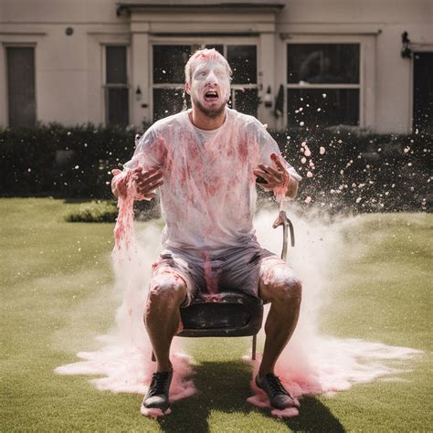 Man Being Gunged By Bootsandbiker On Deviantart