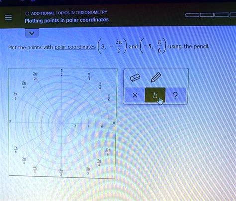 SOLVED ADDITIONAL TOPICS IN TRIGONOMETRY Plotting Points In Polar