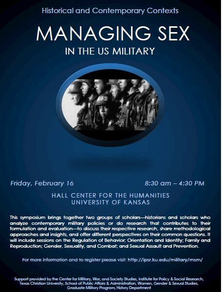 Managing Sex In The Military Historical And Contemporary Contexts 2018 — Center For Military