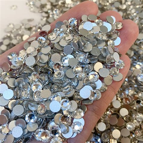 Wholesale Luminous Glass Rhinestones Non Hotfix Bulk