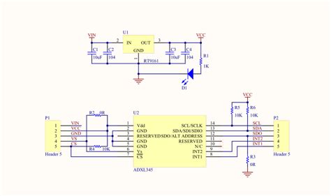 Adxl345的数据手册和原理图及测试程序免费下载 电子电路图电子技术资料网站