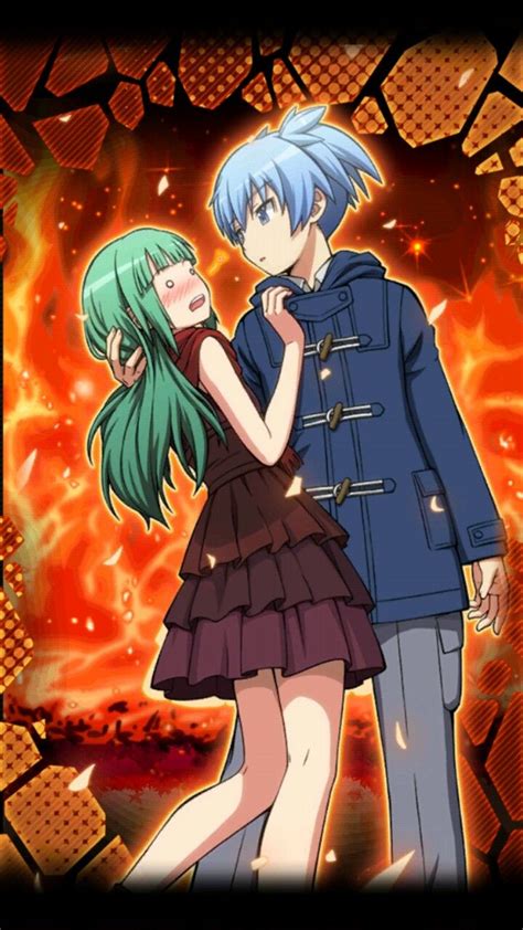 That Kiss D O DA Kayano Kaede And Nagisa Shiota Assassination Classroom Manga Anime