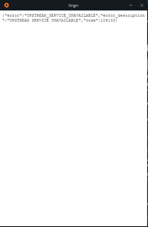 Upstream Service Unavailable While Launching Battlefield Bought From The Steam Store R Origin