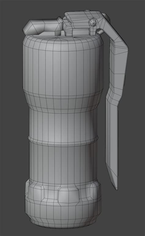 Sci Fi Granade Flashbang 3d Model Turbosquid 2161072