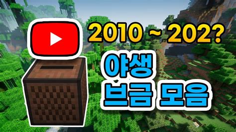 마인크래프트 야생할 때 듣기 좋은 브금 추억의 마크 유튜버 브금 Youtube