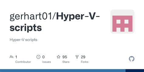 Github Gerhart Hyper V Scripts Hyper V Scripts