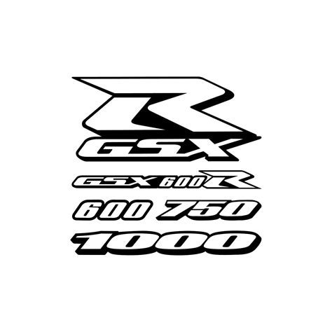 Suzuki Gsxr Svg Logo Gsxr 600 Gsxr 750 Gsxr 1000 Svg Png Etsy