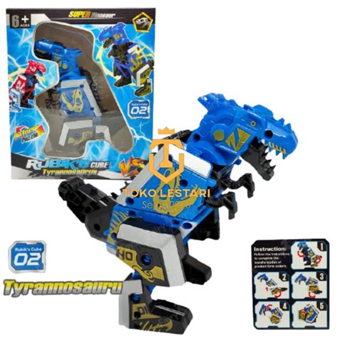 Mainan Robot Rubiks Cube Berubah Bentuk Mainan Robot Gabungan Rubiks