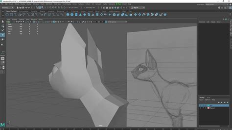 3d Lecture Maya Cat Modeling Part 2 Youtube