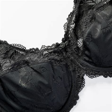 Delimira Womens Plus Size Full Coverage Underwire Unlined Minimizer Lace Bra