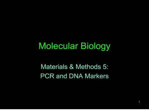 Ppt Molecular Biology Powerpoint Presentation Free Download Id