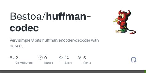 Github Bestoa Huffman Codec Very Simple Bits Huffman Encoder