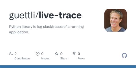 Github Guettlilive Trace Python Library To Log Stacktraces Of A Running Application
