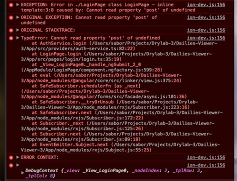 original exception cannot read property post of undefined ionic v3 ionic forum
