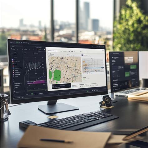 A Visual Of A Delivery Management System Dashboard Showing Route Optimization And Delivery