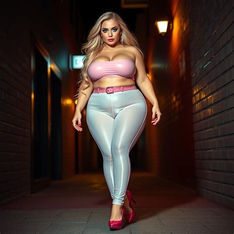 Embrace Beauty Curvy Blonde Woman