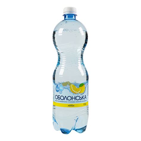 Вода с/г + лимон Оболонь пет 1л Оболонь 4820000190800: купить в ...