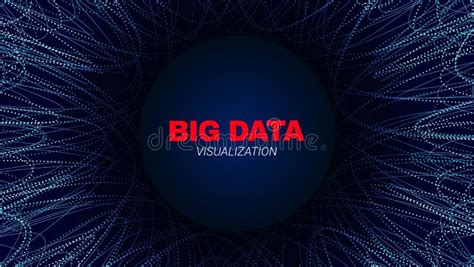 Abstract Data Stream Vector Poster Stock Vector Illustration Of Portal Data 131304881