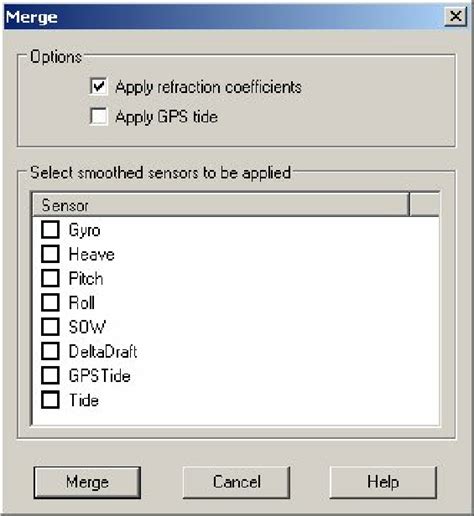 Figure A10 Merge Dialog Box Download Scientific Diagram