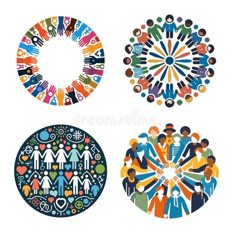 Illustrations Of Diversity Unity And Inclusion Stock Illustration Illustration Of Solidarity