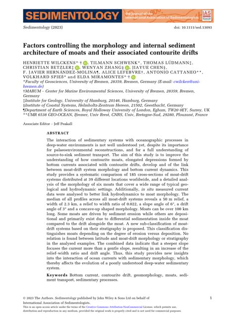 Pdf Factors Controlling The Morphology And Internal Sediment Architecture Of Moats And Their