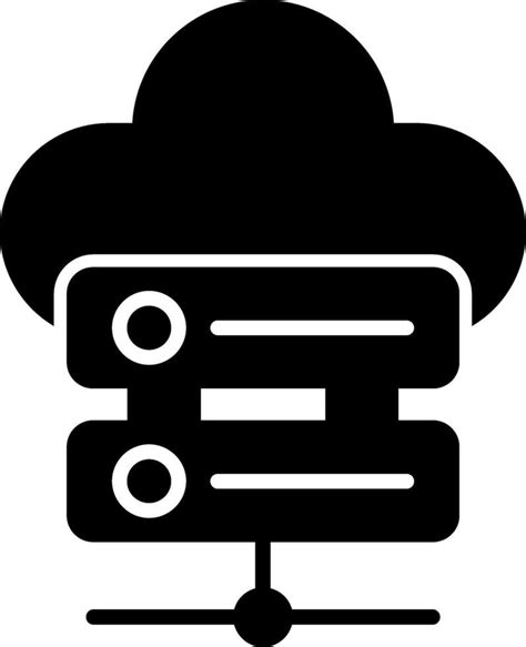 Data Center Server Rack Glyph 67205728 Vector Art At Vecteezy