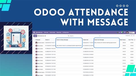 Odoo Attendance Late Message Module Youtube