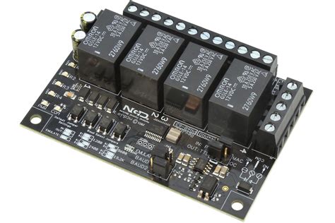 RS 232 4 Channel Relay Controller Board With General Purpose SPDT Relays NCD Store