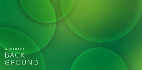 Abstract Circles Shaped Gradient Green Color Backgrounds For Website Header Landing Page