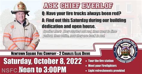 Newtown Square Fire Company Dedication And Housing Newtown Square