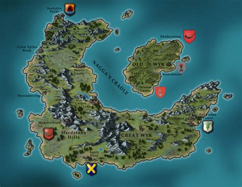 Great Wyk Iron Islands Map Work In Progress Klaradox On Tumblr